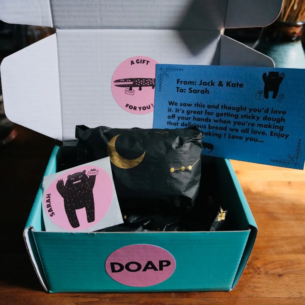 DOAP™, the Original Dough-Soap for bakers. 100% silicone. Cleans sticky ...