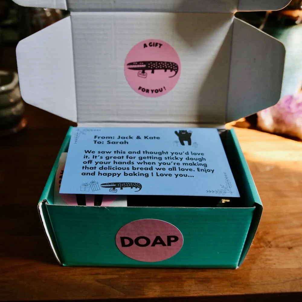 DOAP™, the Original Dough-Soap for bakers. 100% silicone. Cleans sticky ...