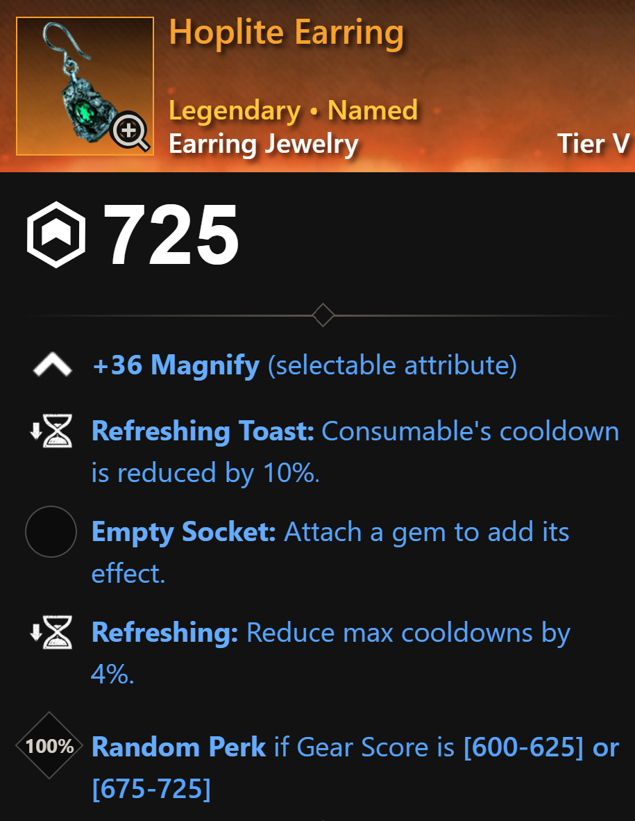 Earring — New World Builds, Season 10 Builds , Guides & Info