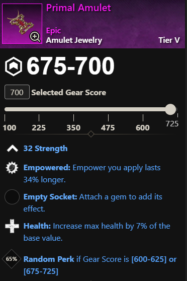 Amulets — New World Builds, Season 10 Builds , Guides & Info