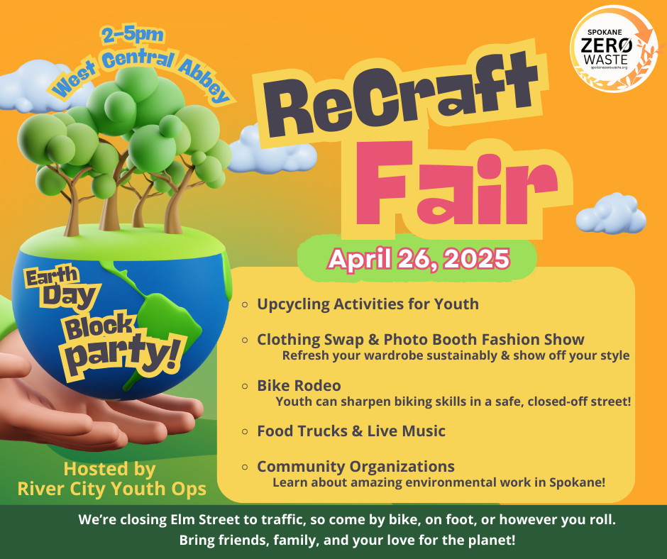 ReCraft Fair at the Earth Day Block Party — SpokaneZeroWaste.Org