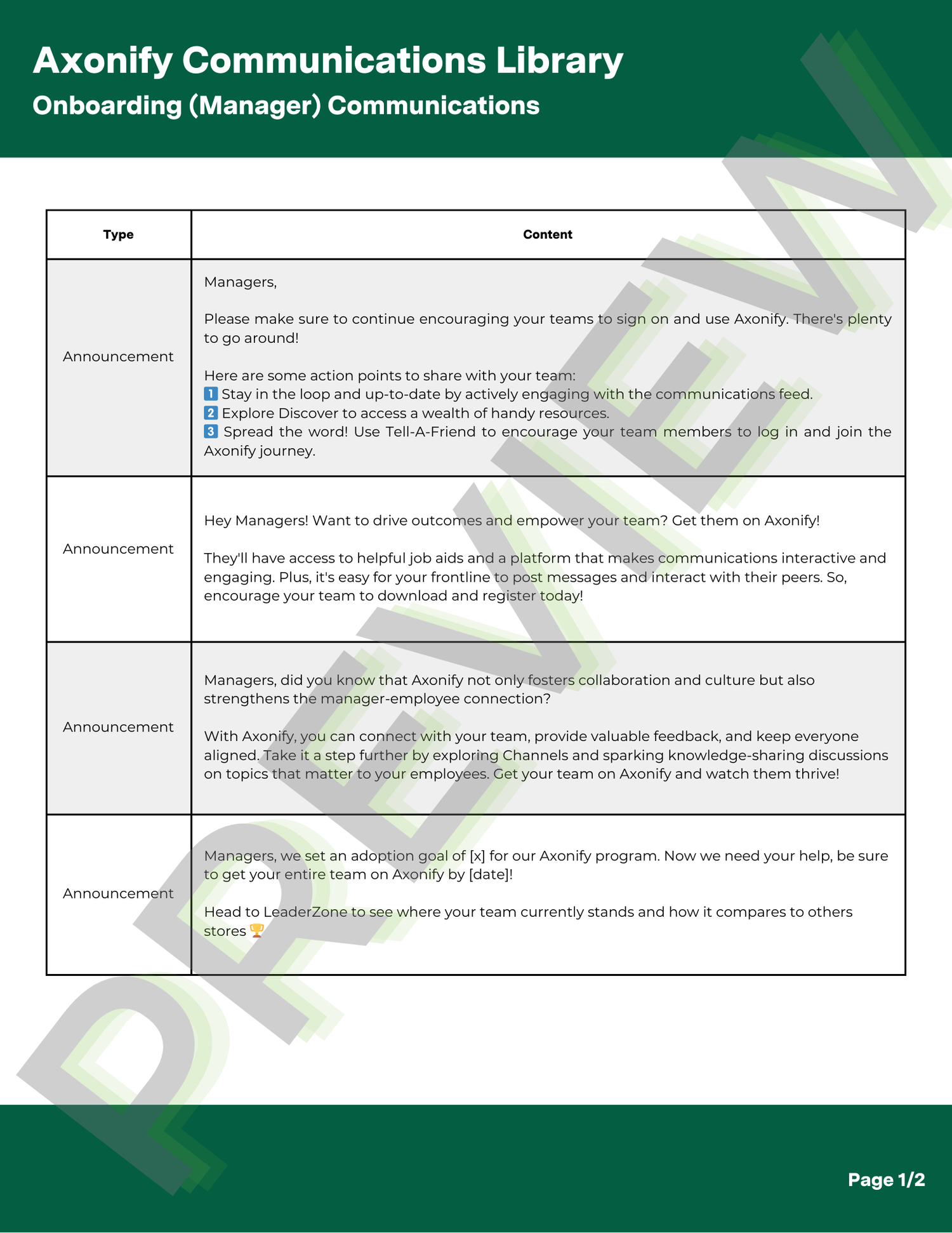 Onboarding (Manager) 📢 — Axonify Content Marketplace