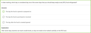 Food Safety - Date Marking Guidelines — Axonify Content Marketplace