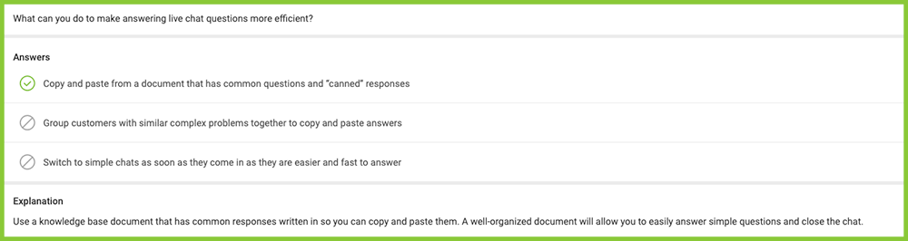 Live Chat - Handling Multiple Chats — Axonify Content Marketplace