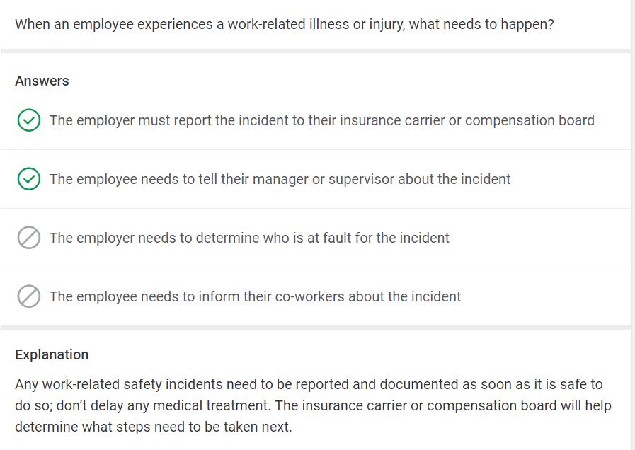 Introduction to Workers’ Compensation — Axonify Content Marketplace