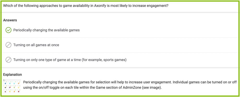 Axonify Admin Training - Games Section — Axonify Content Marketplace