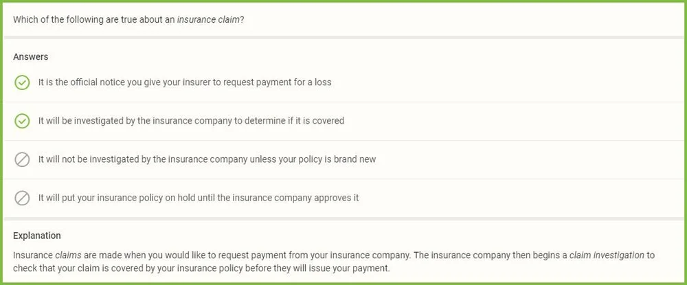 Understanding Common Insurance Terminology 🌎 — Axonify Content Marketplace