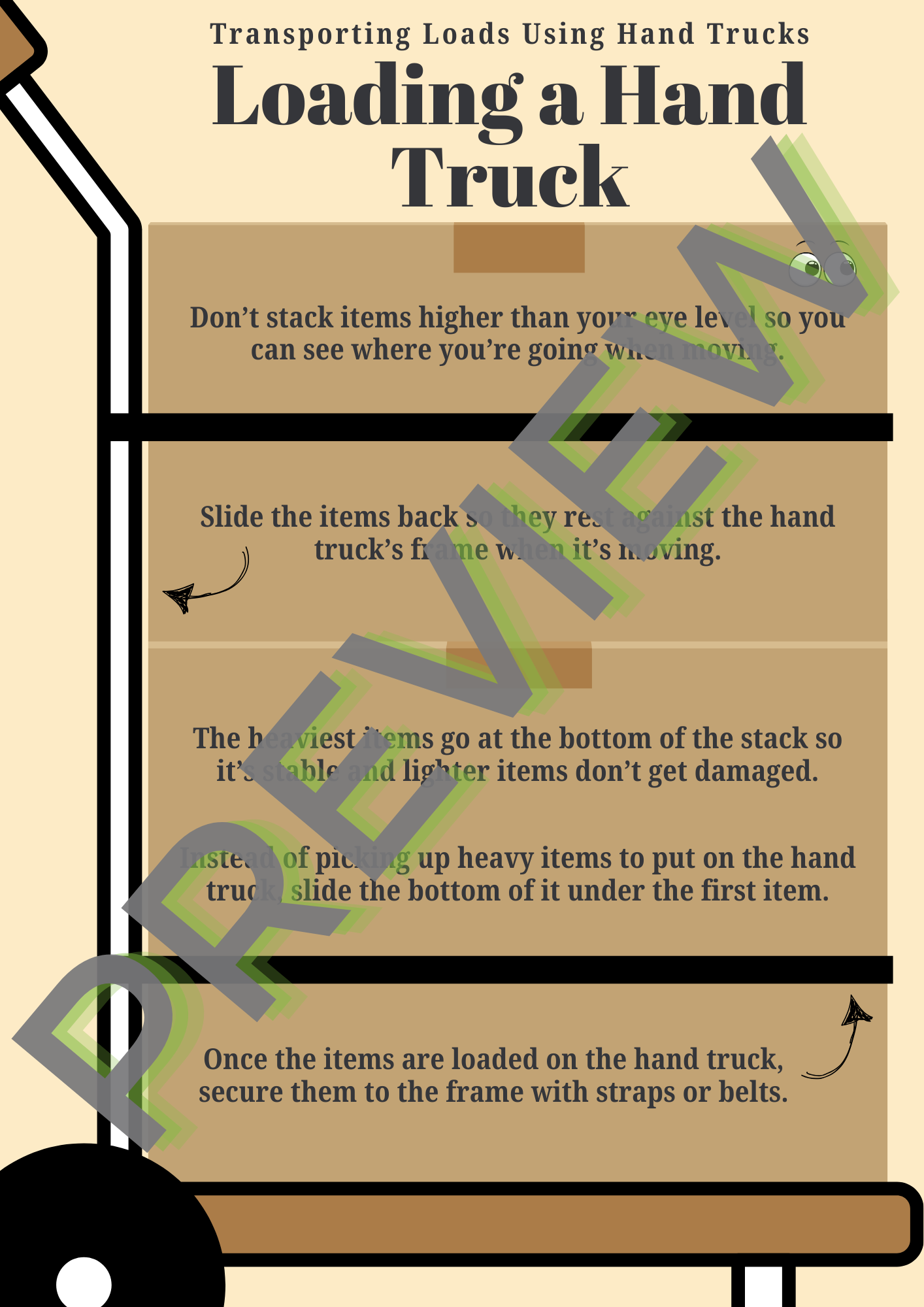 Transporting Loads Using a Hand Truck — Axonify Content Marketplace