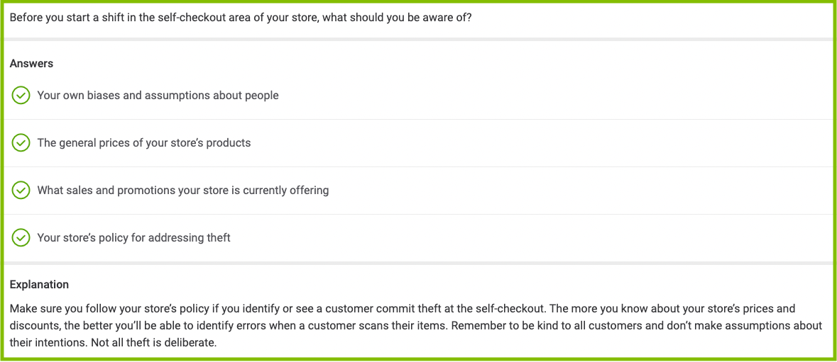 Loss Prevention Strategies - Self-Checkout - Retail — Axonify Content ...