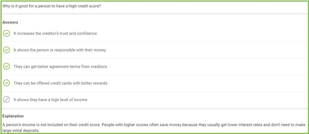 Understanding Credit Scores — Axonify Content Marketplace