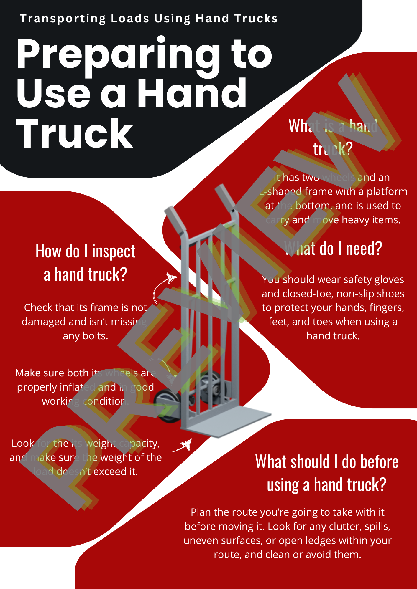 Transporting Loads Using a Hand Truck — Axonify Content Marketplace