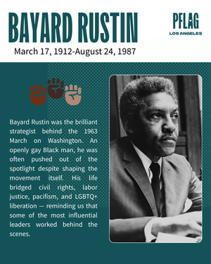 Black History Month: Bayard Rustin’s Courage Changed America | PFLAG ...
