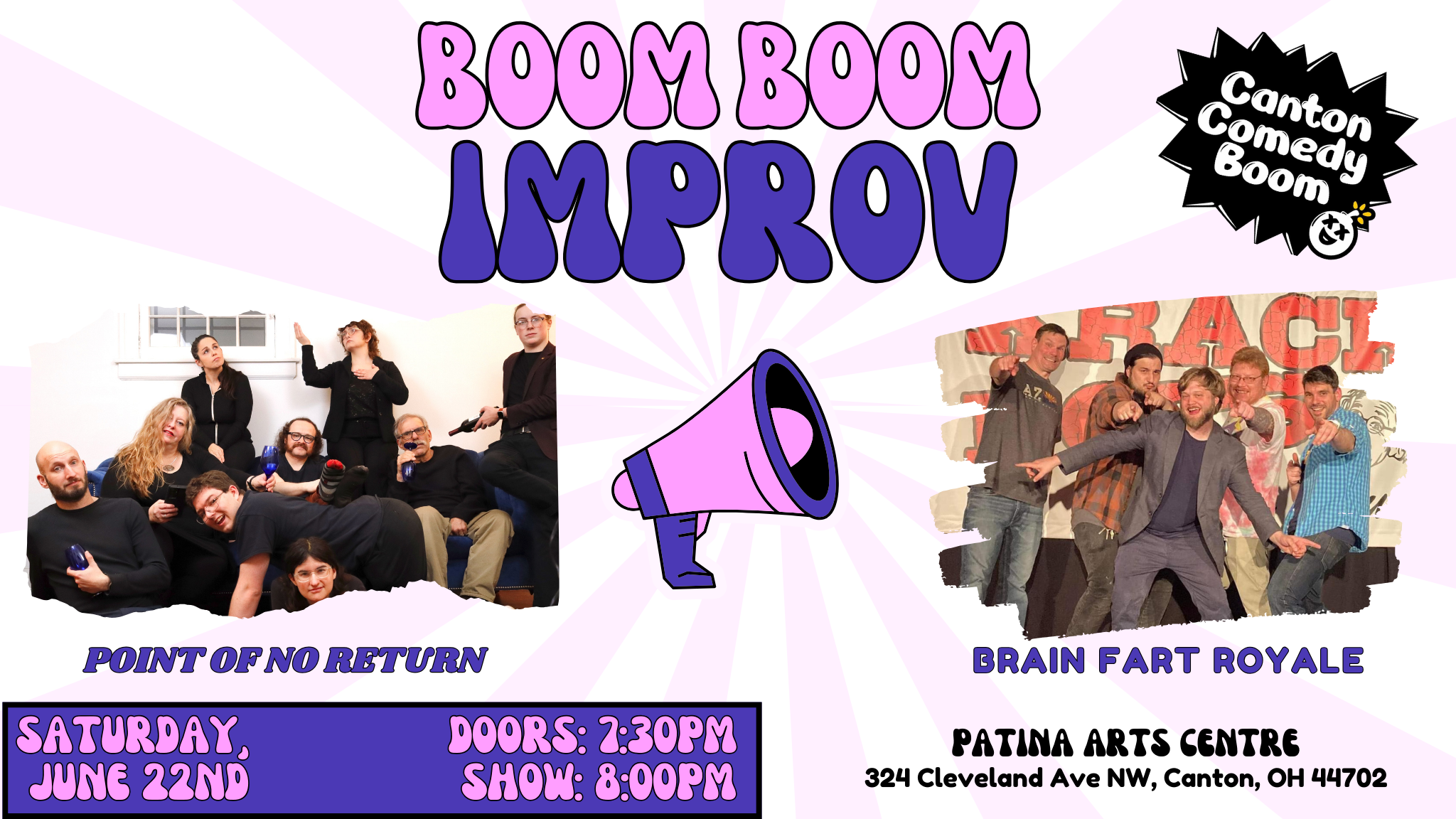 Event Calendar — Canton Comedy Boom