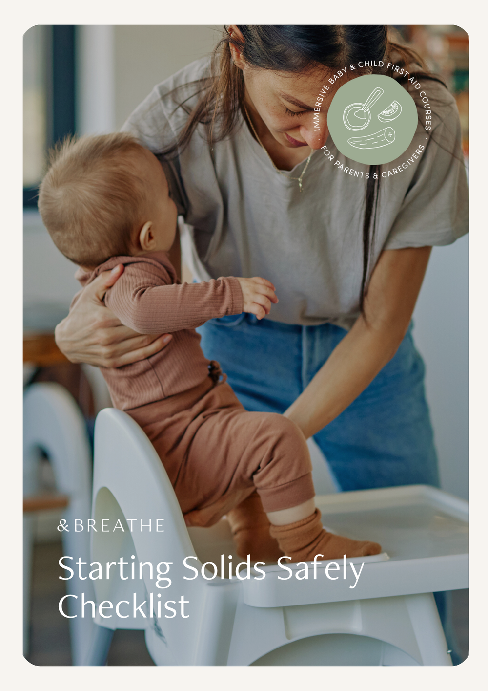 Starting Solids Safely Checklist — & Breathe First Aid