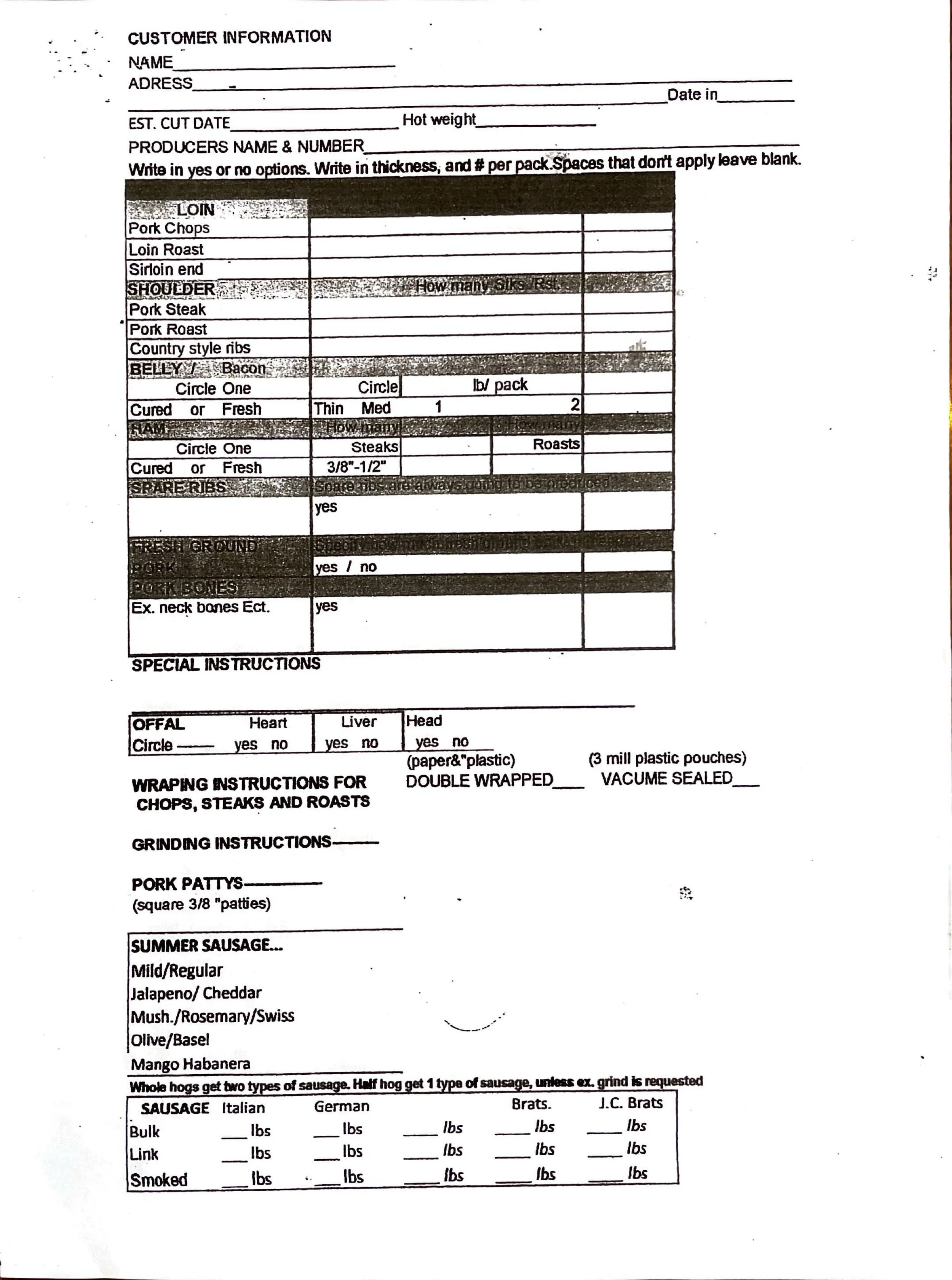 Pork Cutsheet 1 — stansspecialtymeats.com