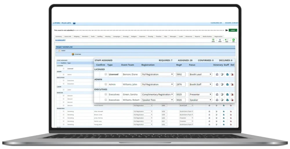Exhibit Management Program — Exhibitor Source