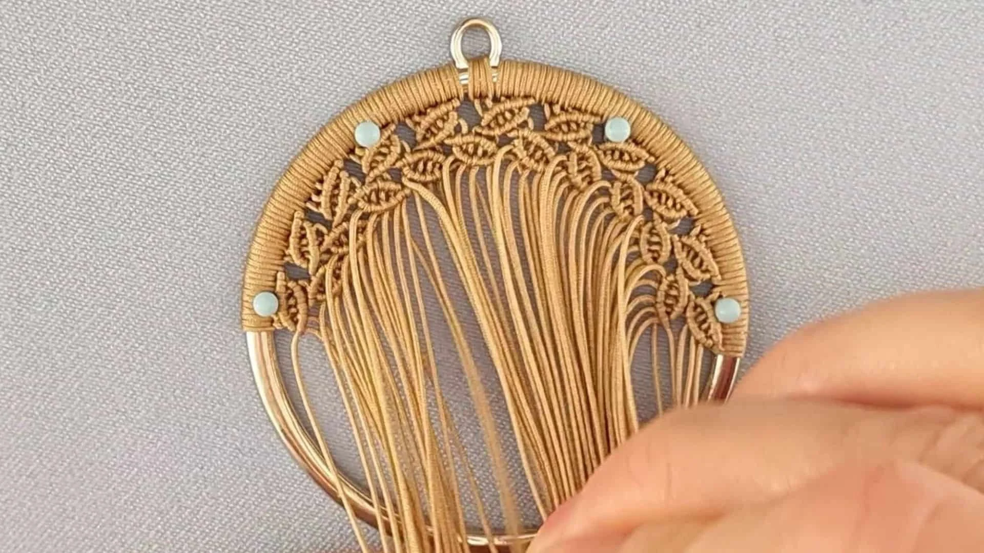 Reverse Lark's Head Knot — EwiMacrame | Micro Macrame