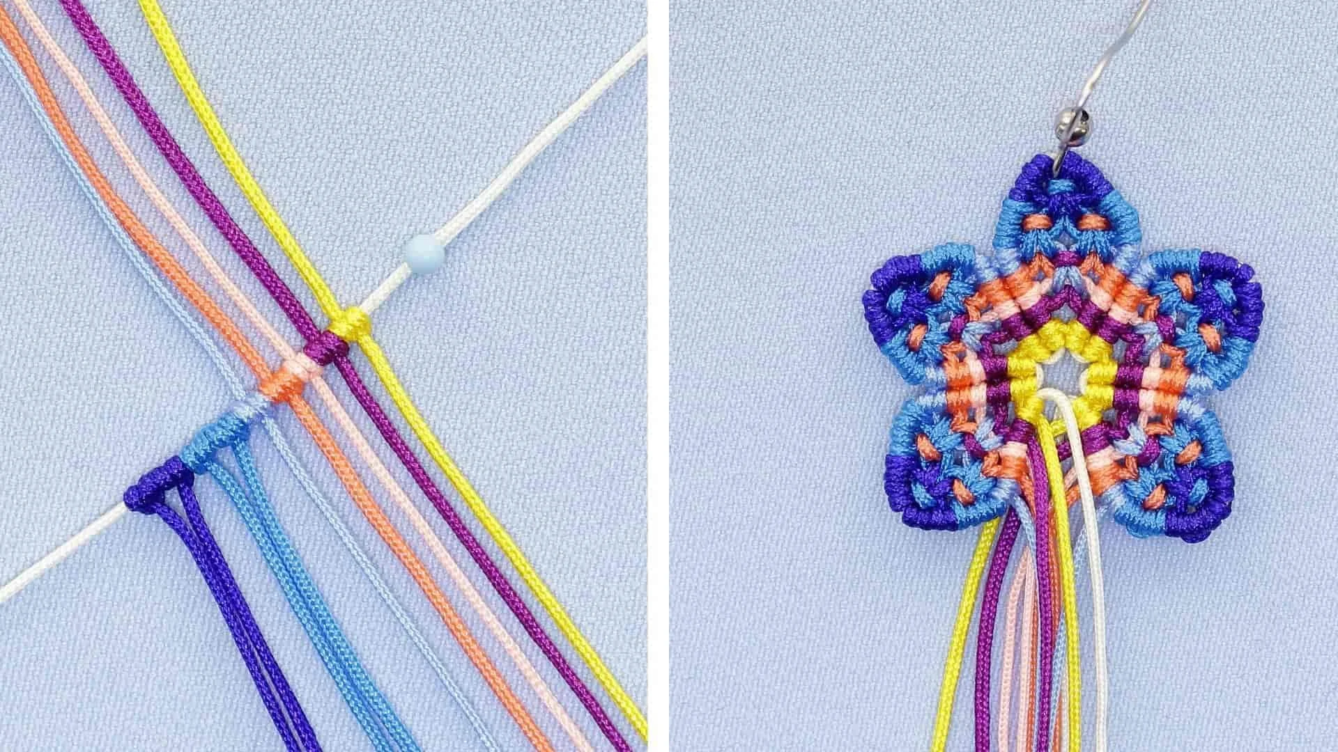 Double Half Hitch Knot — EwiMacrame | Micro Macrame