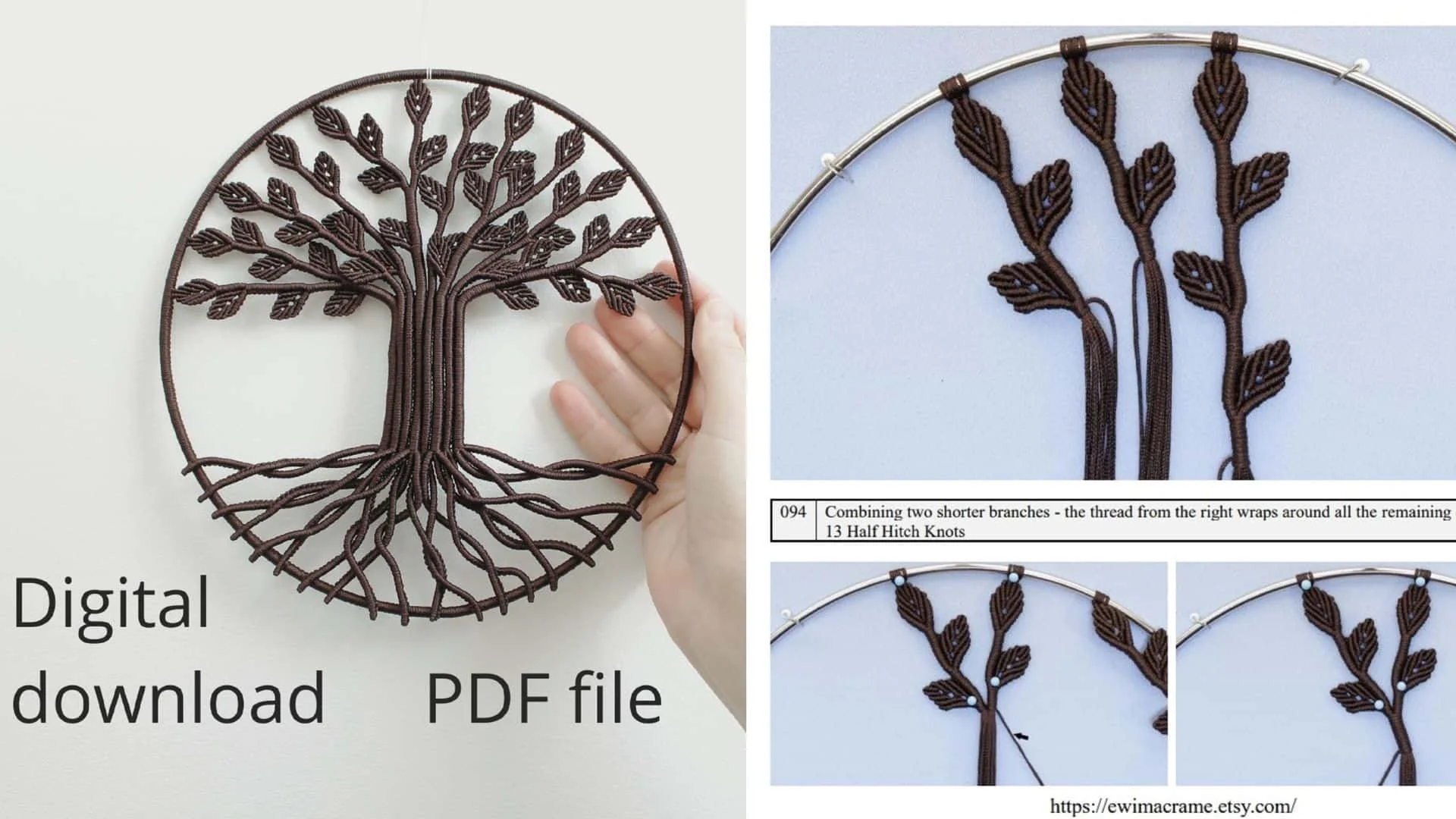 PDF Files Resources on Etsy — EwiMacrame | Micro Macrame