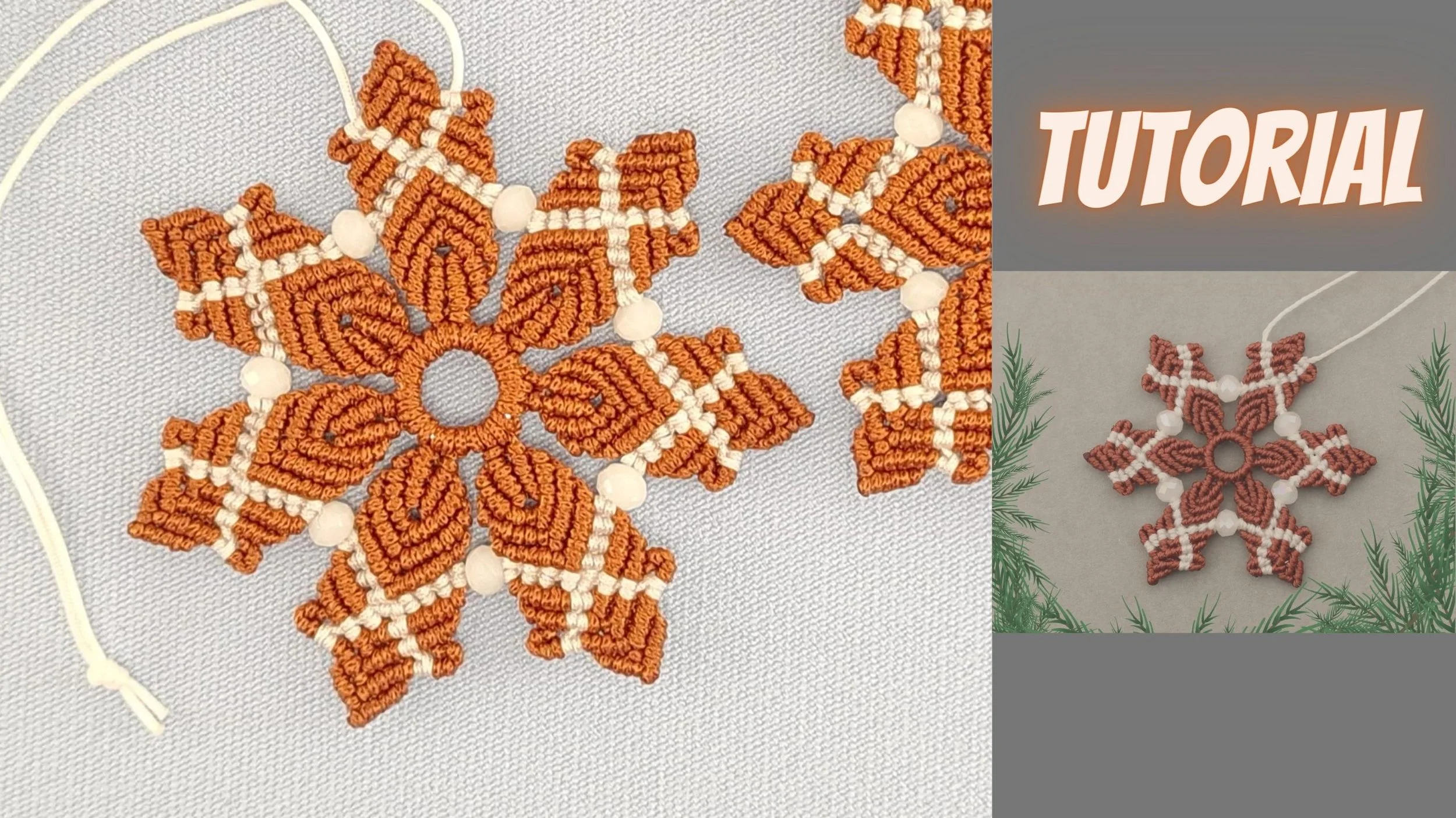 Craft Your Christmas Ornament — EwiMacrame | Micro Macrame