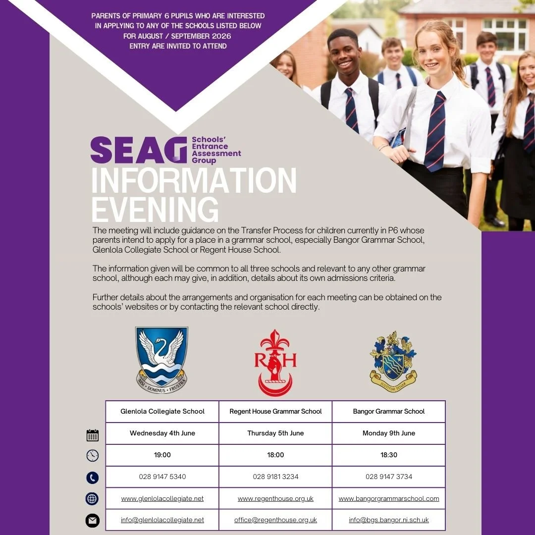 SEAG Information Evening Leaflet — Regent House School