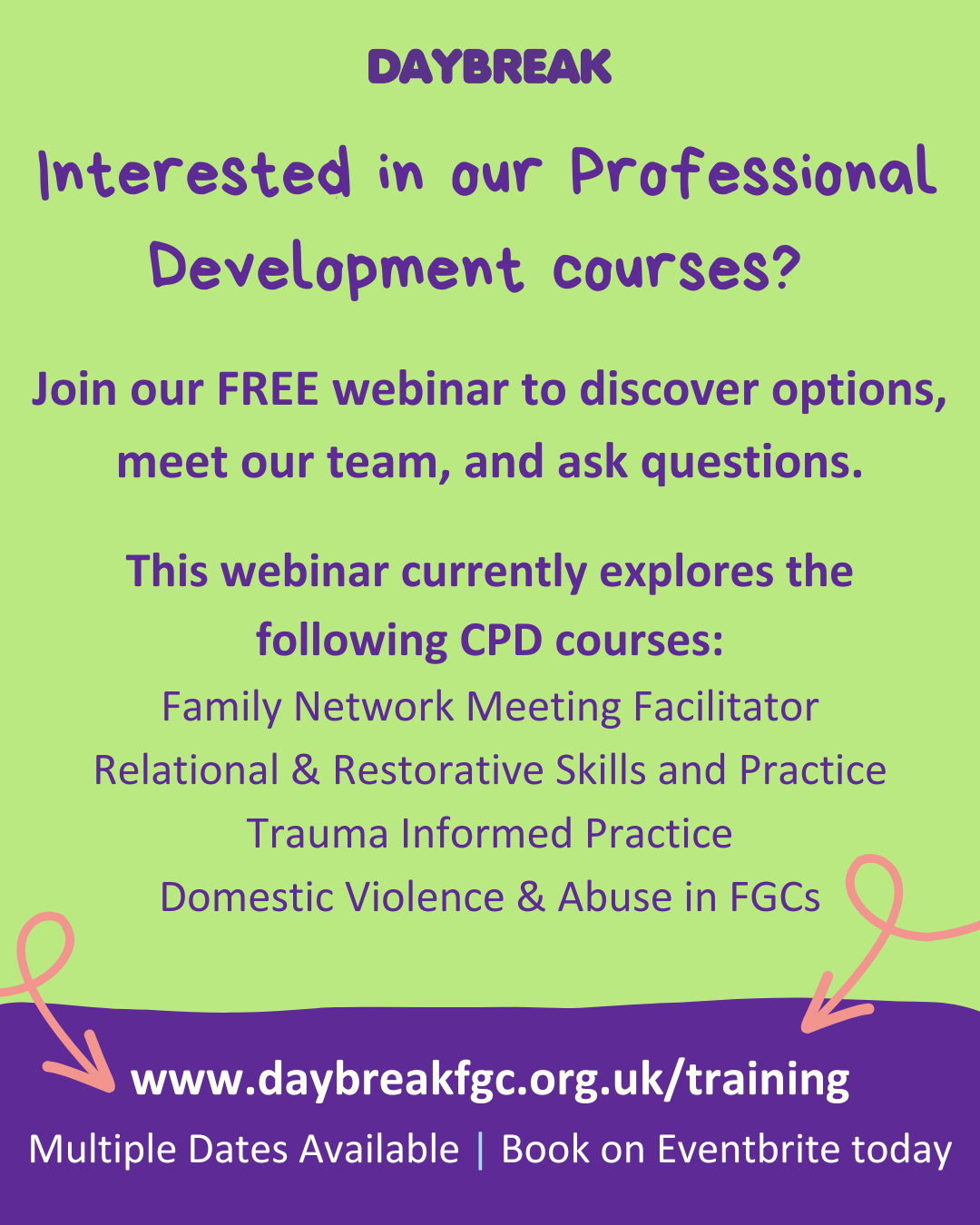 Training Hub — Daybreak