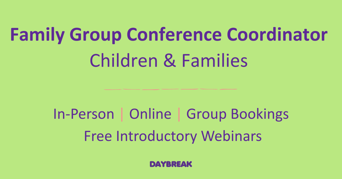 Family Group Conference & Family Network Meeting training for ...