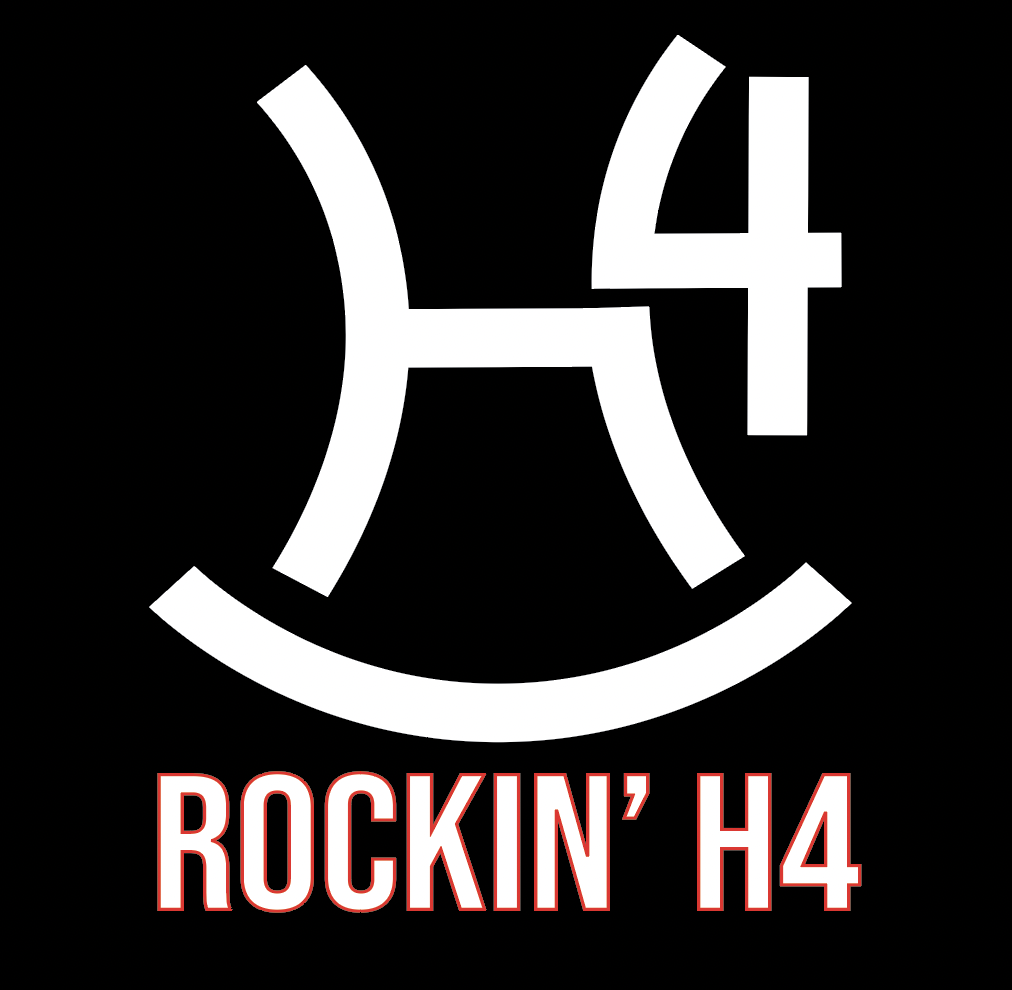 Rocking H Logo Rocking Cradle Playing Logo Design Graphic By Dimensi