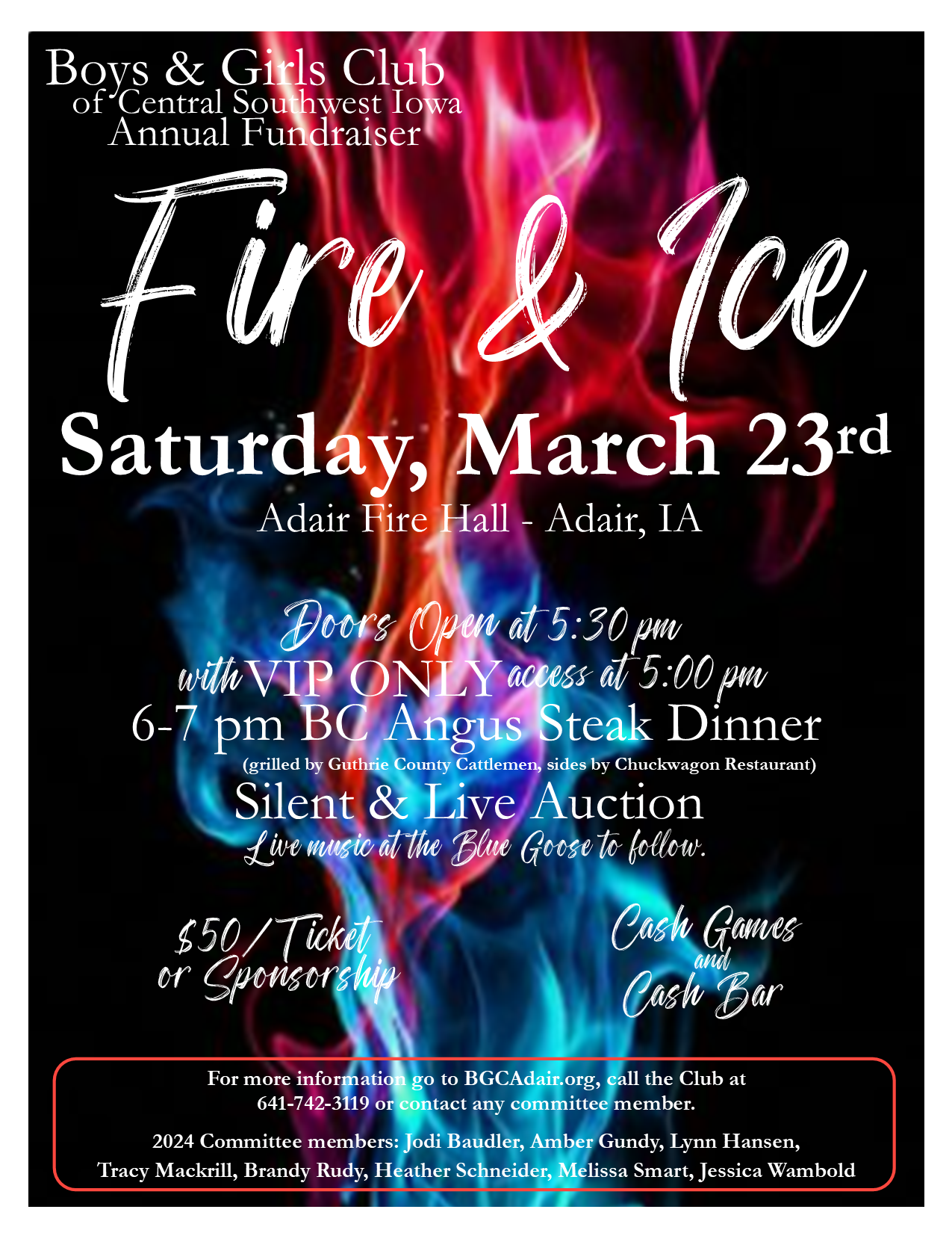 BGC ANNUAL FUNDRAISER — Boys and Girls Club of Central Southwest Iowa