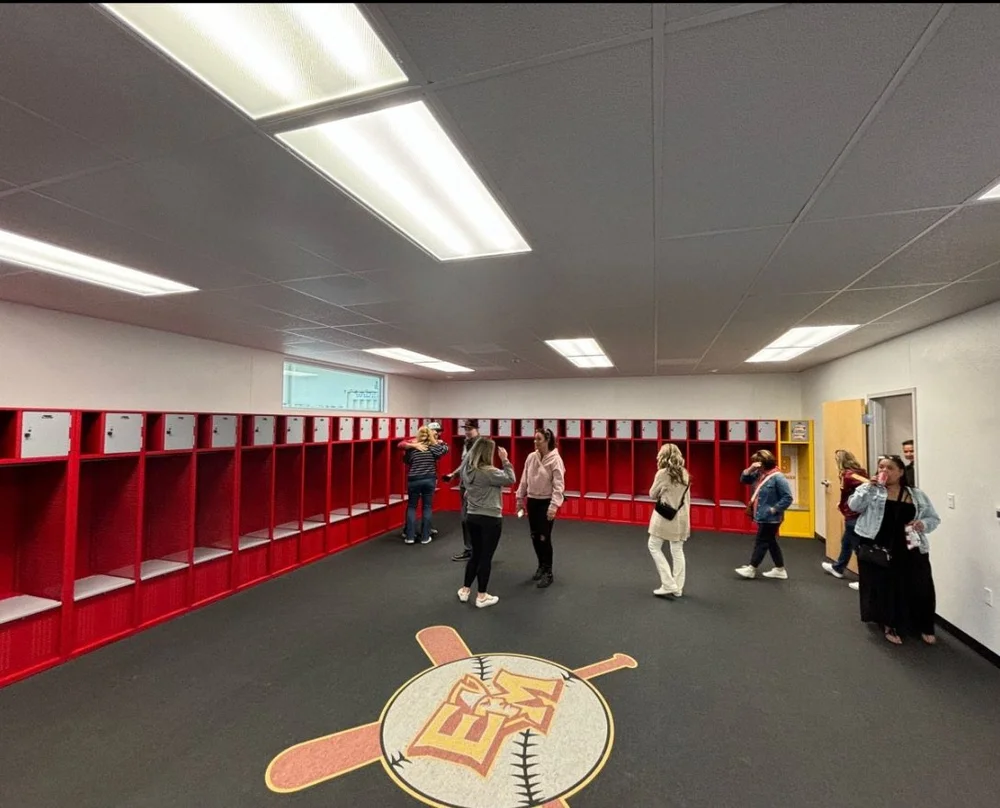 How We Transformed Freddie Freeman's Alma Mater High School Locker Room ...