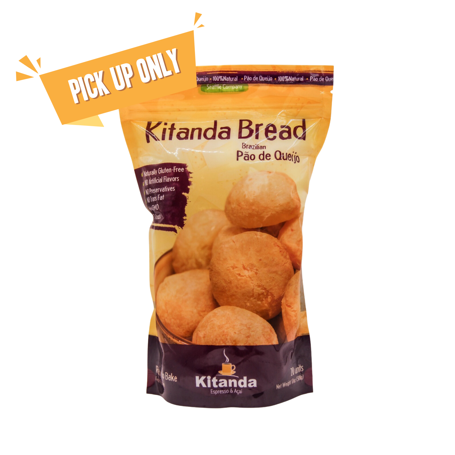 Kitanda Mini Pão de Queijo - (60 unidades) - Pick Up Only — Kitanda