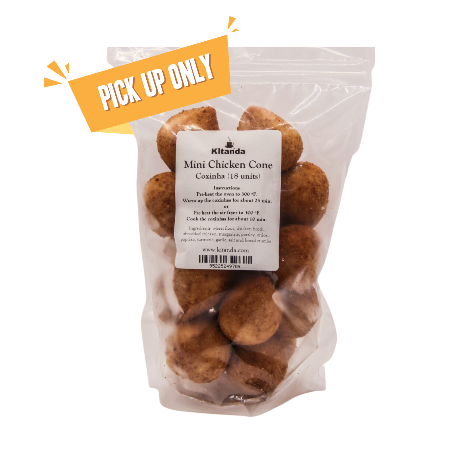 Kitanda Mini Pão de Queijo - (60 unidades) - Pick Up Only — Kitanda