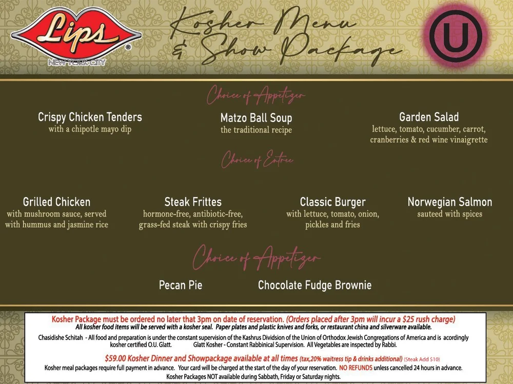 Lips New York City - Dinner, Drinks & Drag Shows!