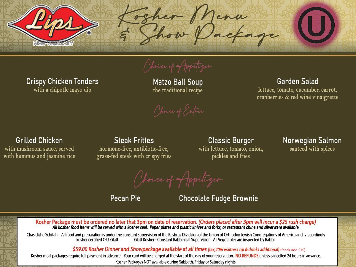 Lips New York City - Dinner, Drinks & Drag Shows!