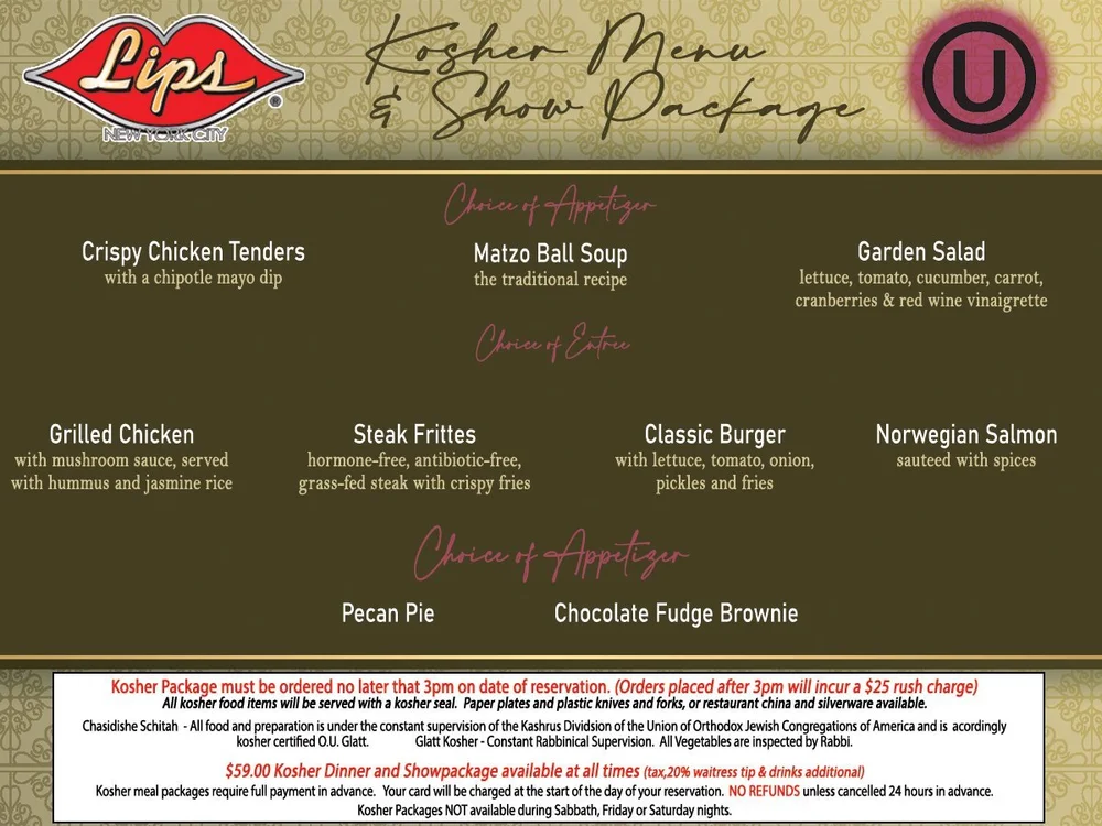 Lips New York City - Dinner, Drinks & Drag Shows!