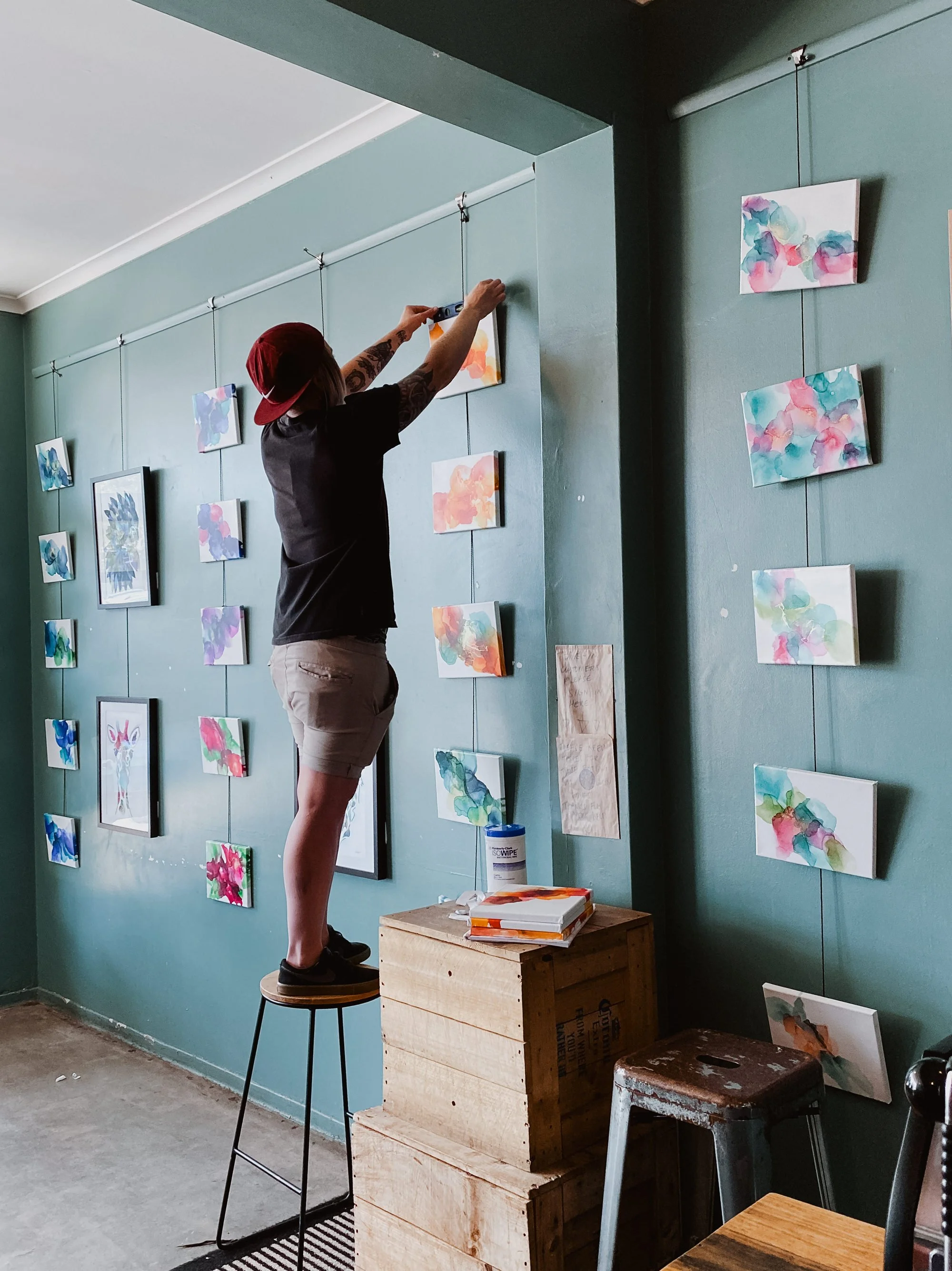 My First Solo Exhibition held at Coffee for the People Cafe in Seaford ...