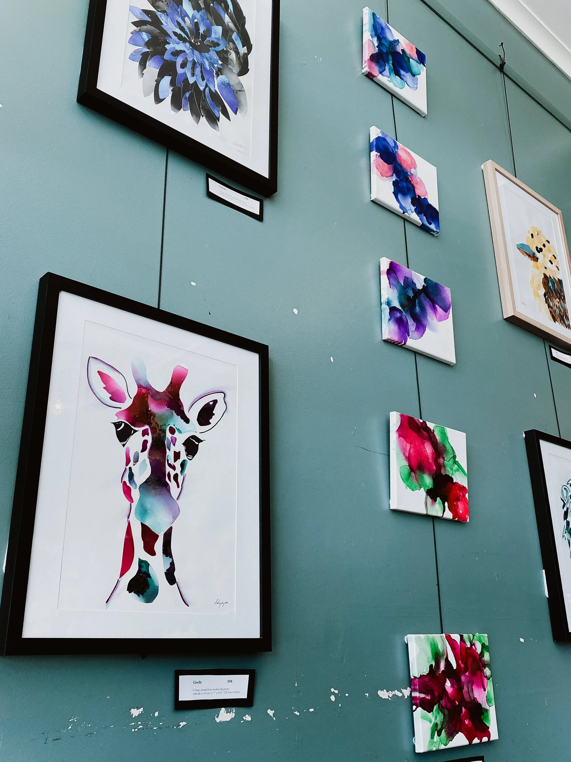 My First Solo Exhibition held at Coffee for the People Cafe in Seaford ...