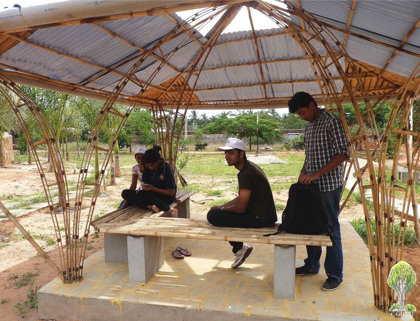 Aditi Greenscapes Gazebo — Centre for Green Building Materials & Technology