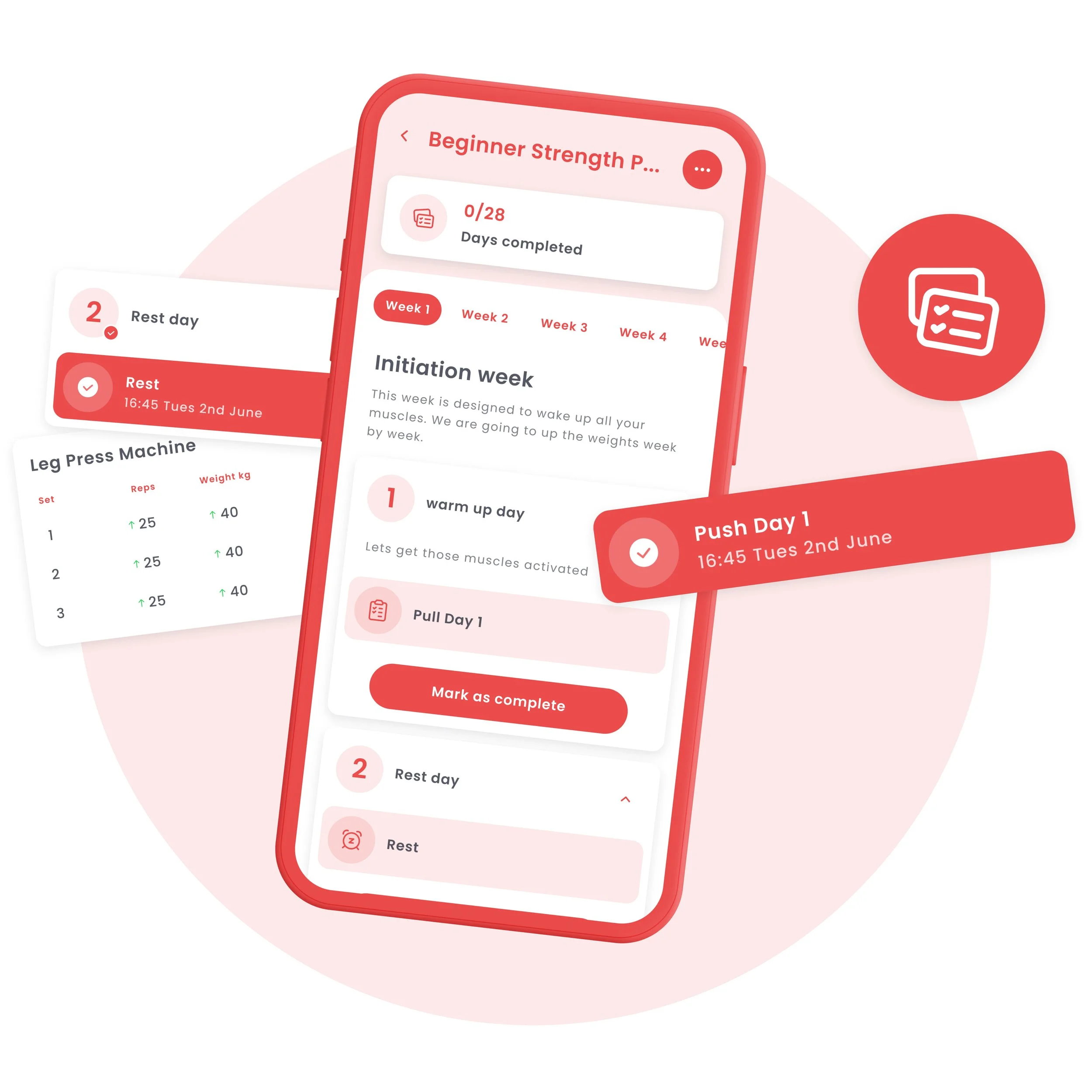 Fitain® App Program Builder — L.W