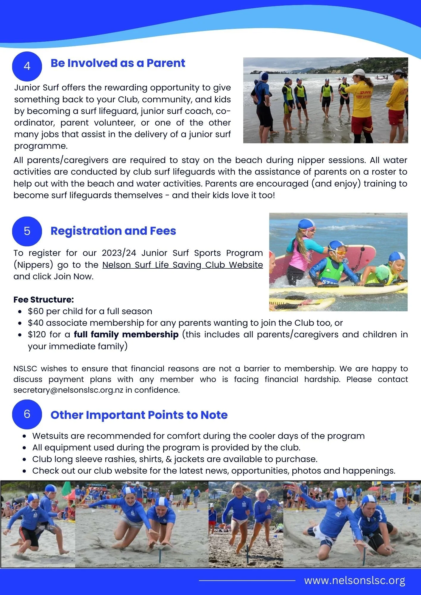 Services 1 — Nelson Surf Life Saving Club