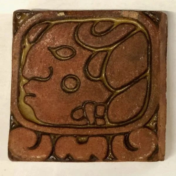 Batchelder Antique Mayan Tiles — Wells Antique Tile & Pottery