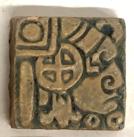 Malibu Miniature Tiles with Mayan Face Version 1 — Wells Antique Tile ...