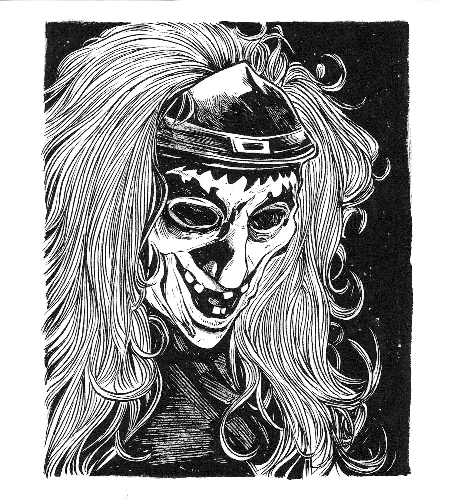 31 Days of Halloween Nicolas Cage Dracula Renfield Ink Drawing — JEREMY ...