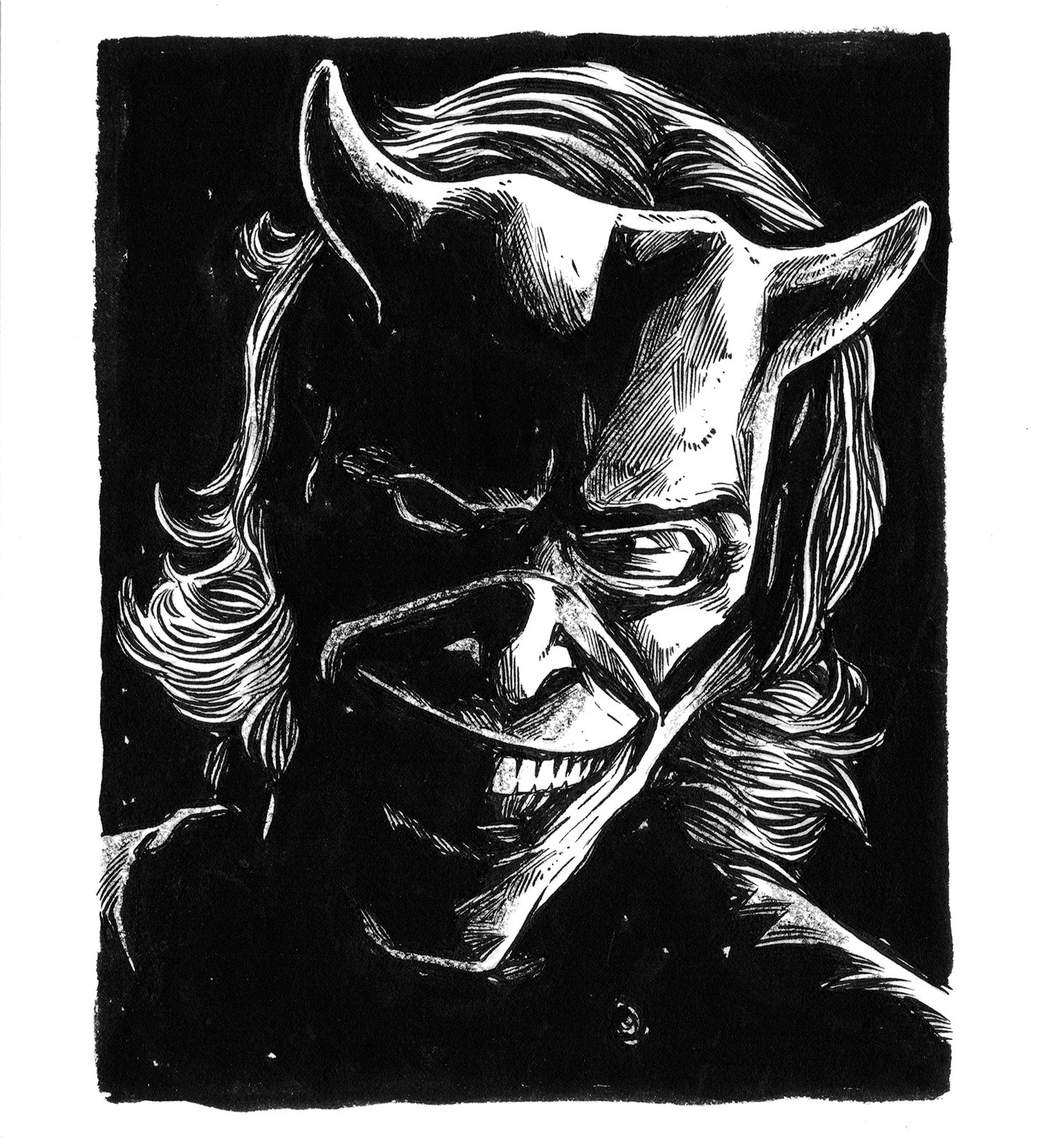 31 Days Of Halloween M3GAN MEGAN Killer Robot Doll Ink Drawing JEREMY 31-days-of-halloween-m3gan-megan-killer-robot-doll-ink-drawing-jeremy
