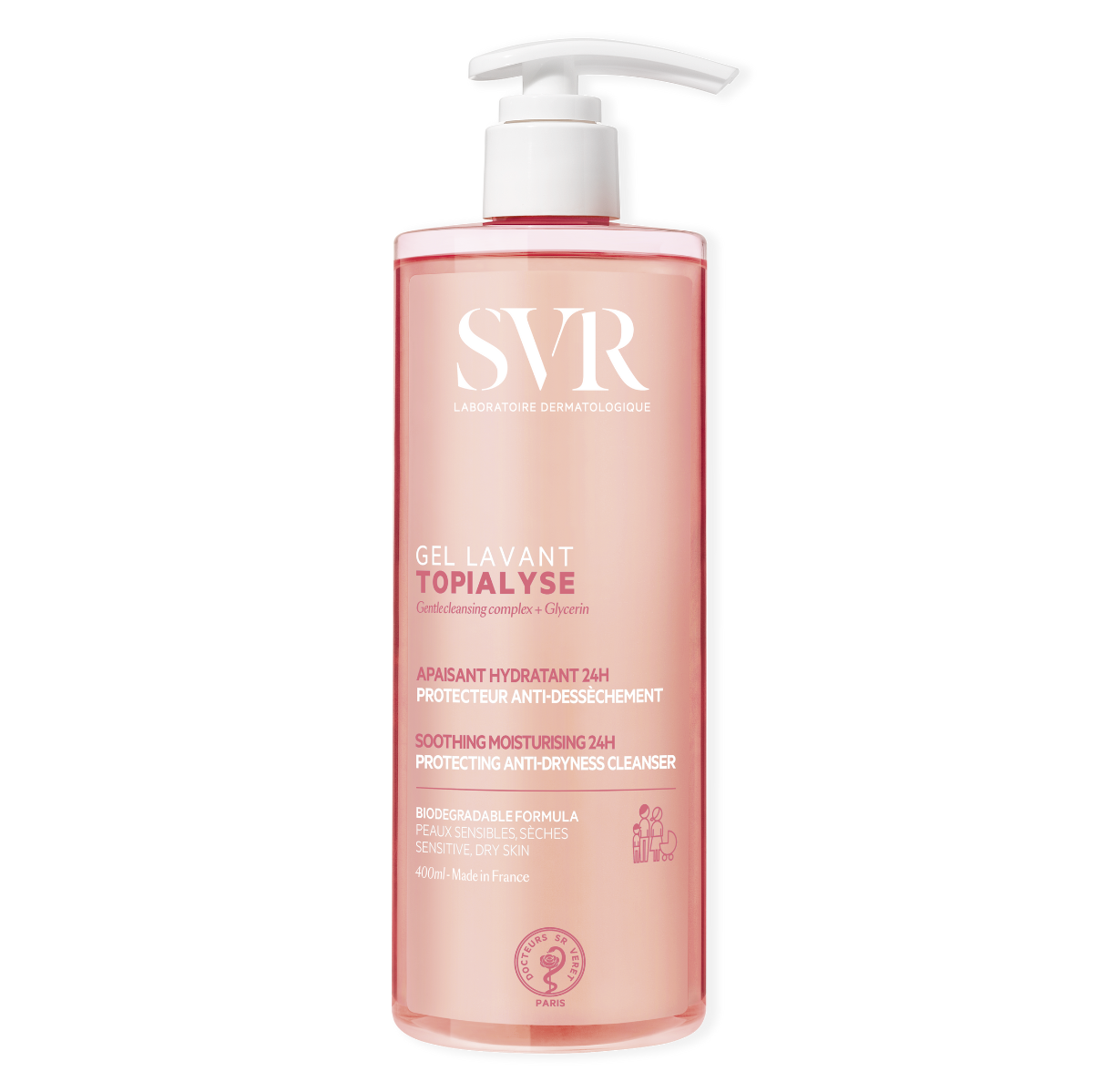 Topialyse Cleansing Gel 400ml — SVR Australia