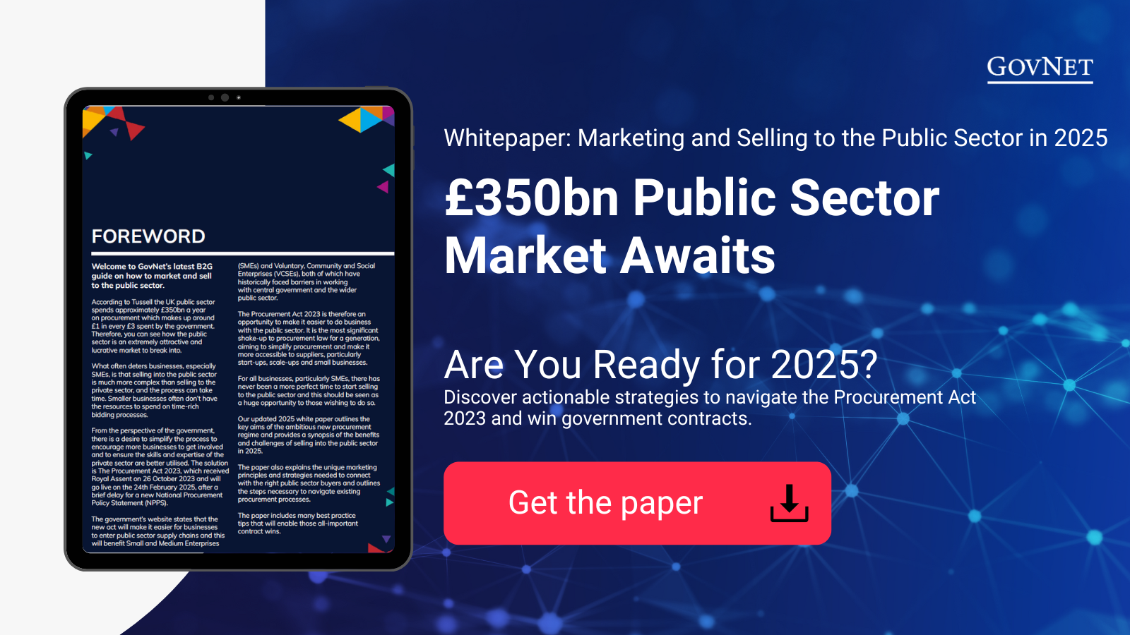 "Master Public Sector Sales: GovNet's Guide for Suppliers to Win UK ...