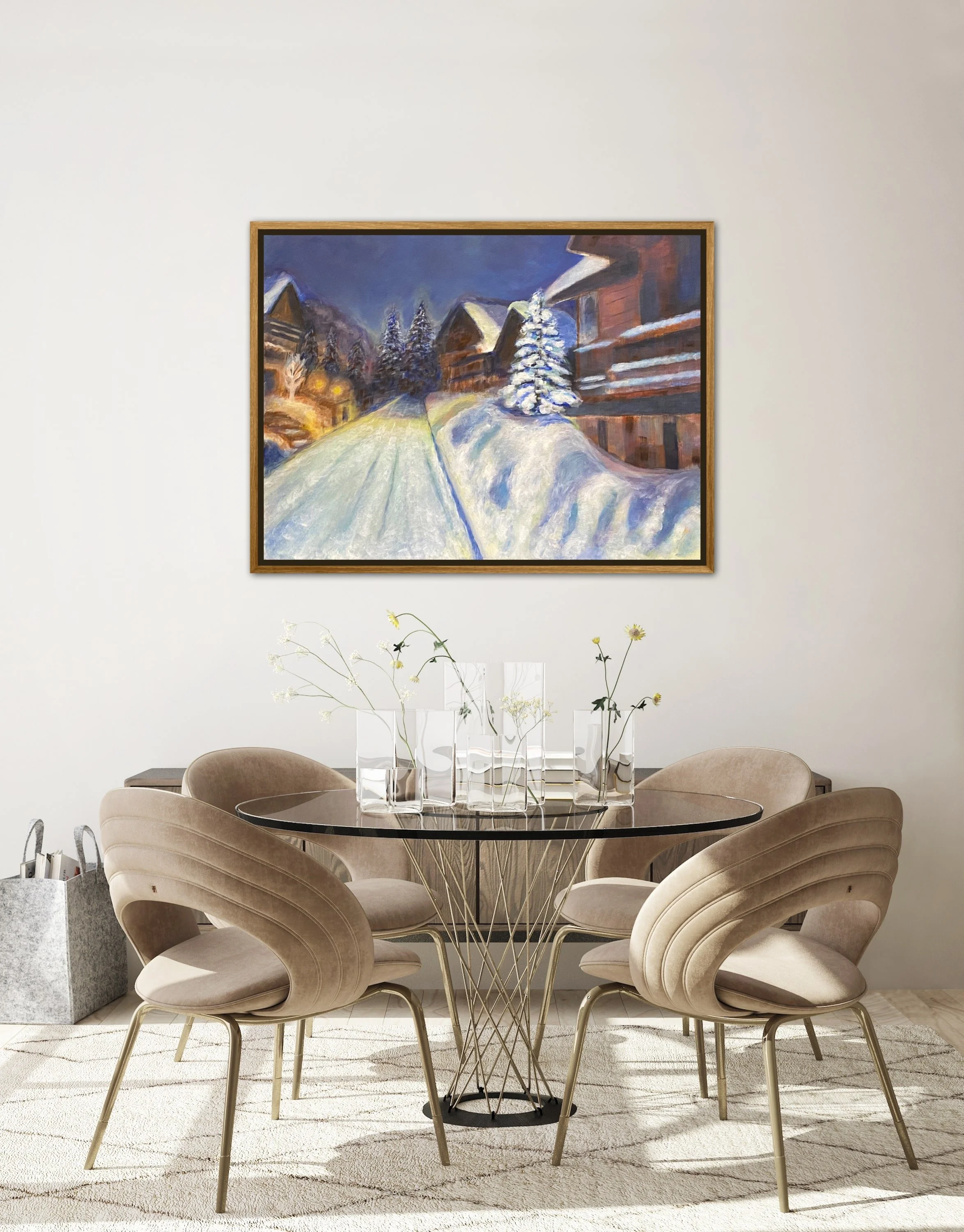 A Snowy lane — Miranda Leung