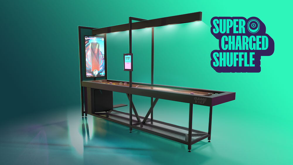 Supercharged Shuffle - High Tech Interactive Electric Shuffleboard ...