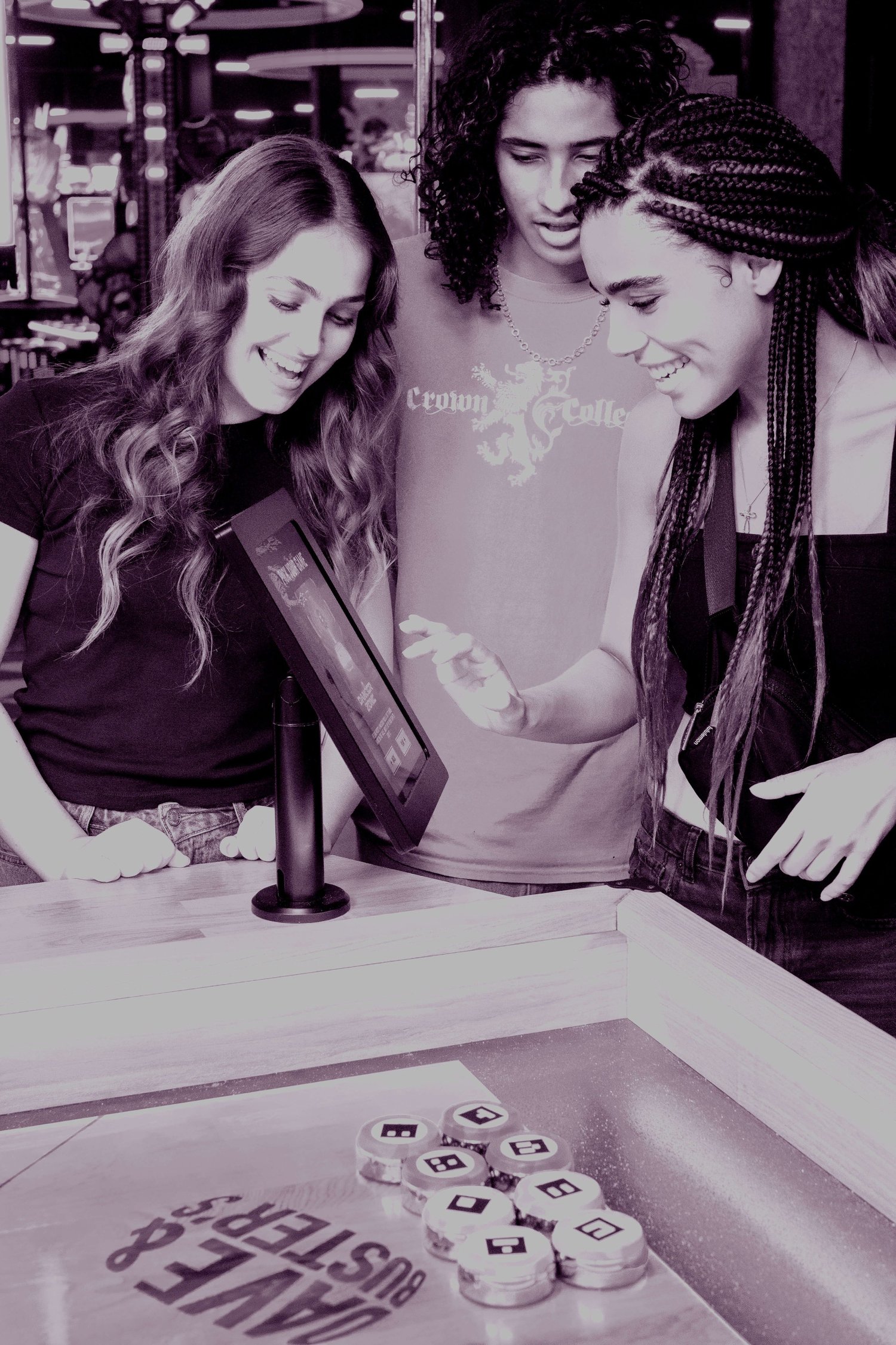 Supercharged Shuffle - High Tech Interactive Electric Shuffleboard ...