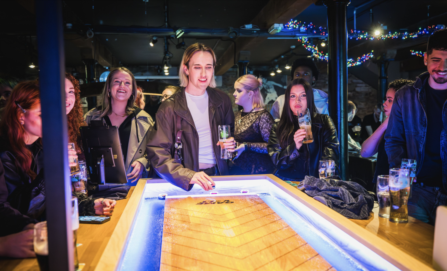 Supercharged Shuffle | The Interactive Shuffleboard — Game Volt ...